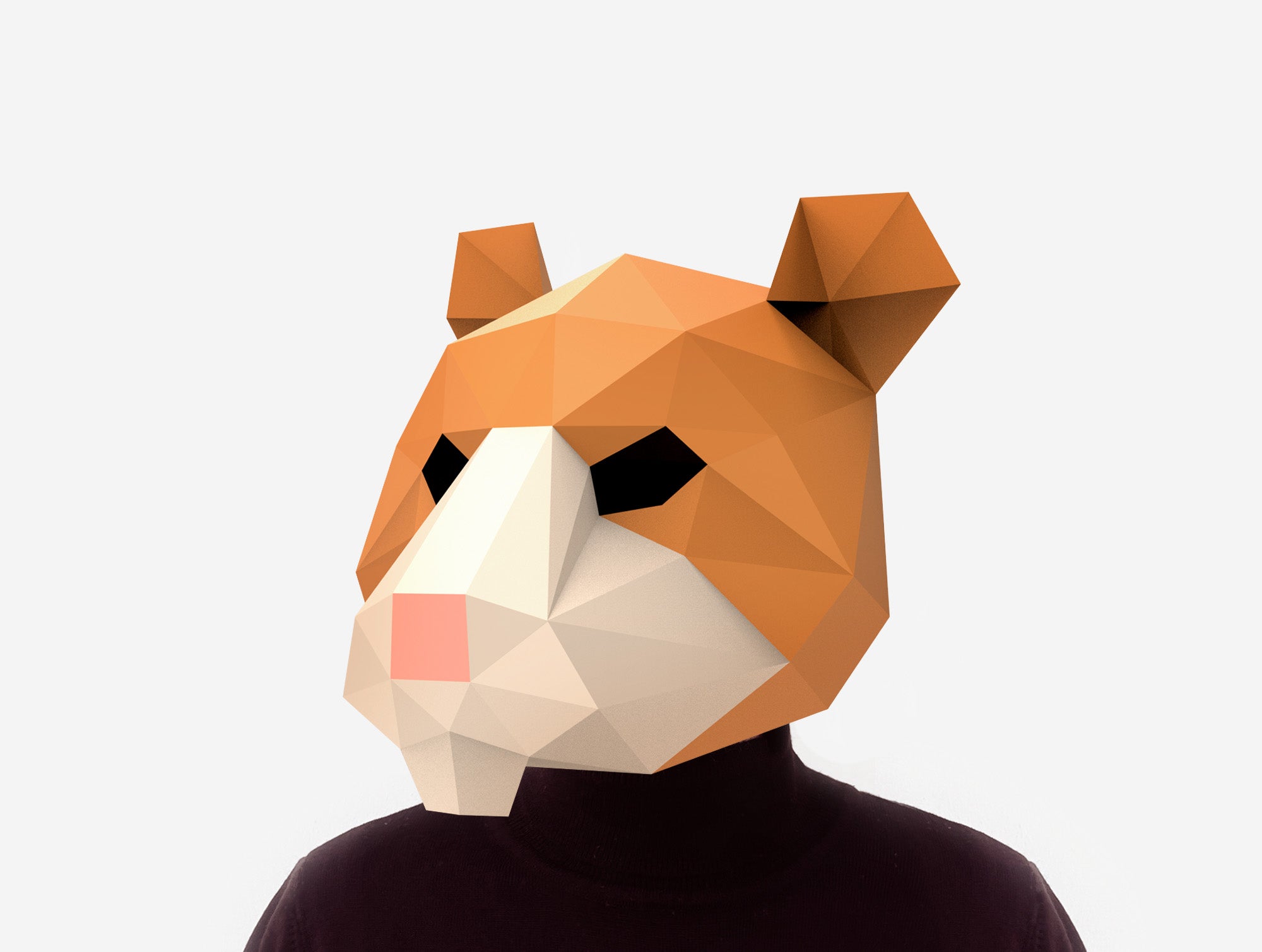 Evil Hamster Mask DIY Paper Mask Template – Lapa Studios