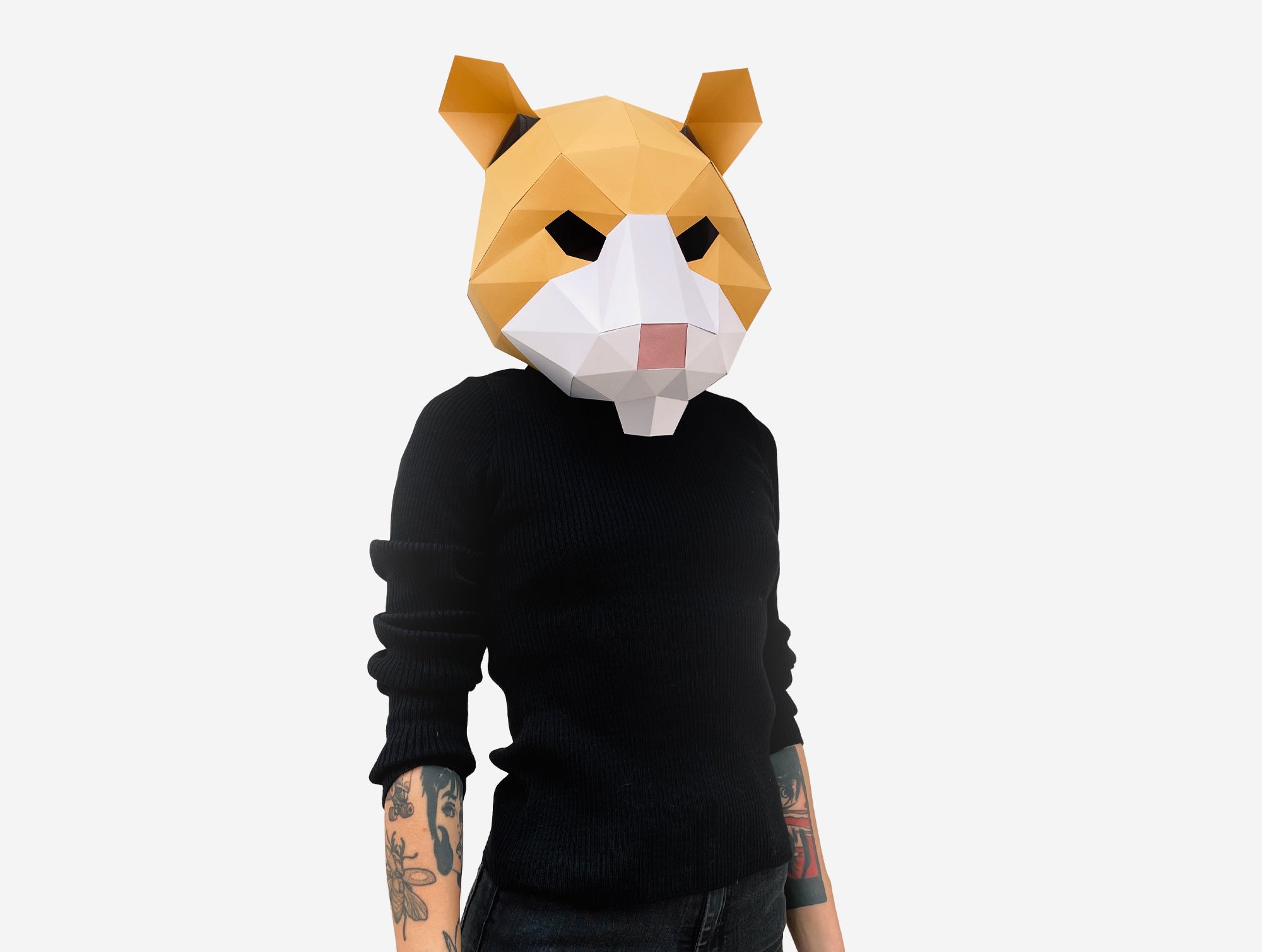 Evil Hamster Mask DIY Paper Mask Template – Lapa Studios