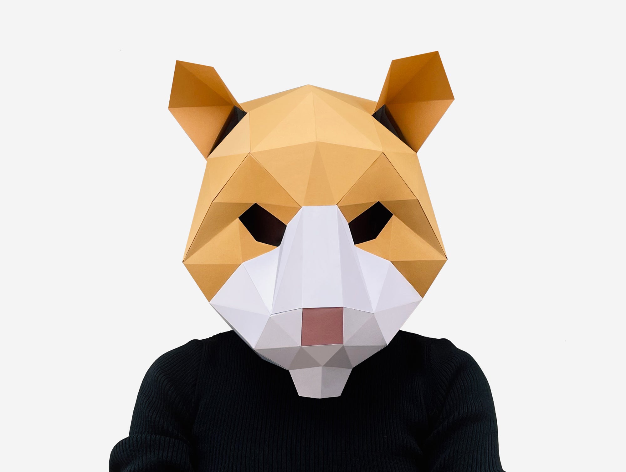 Evil Hamster Mask DIY Paper Mask Template – Lapa Studios