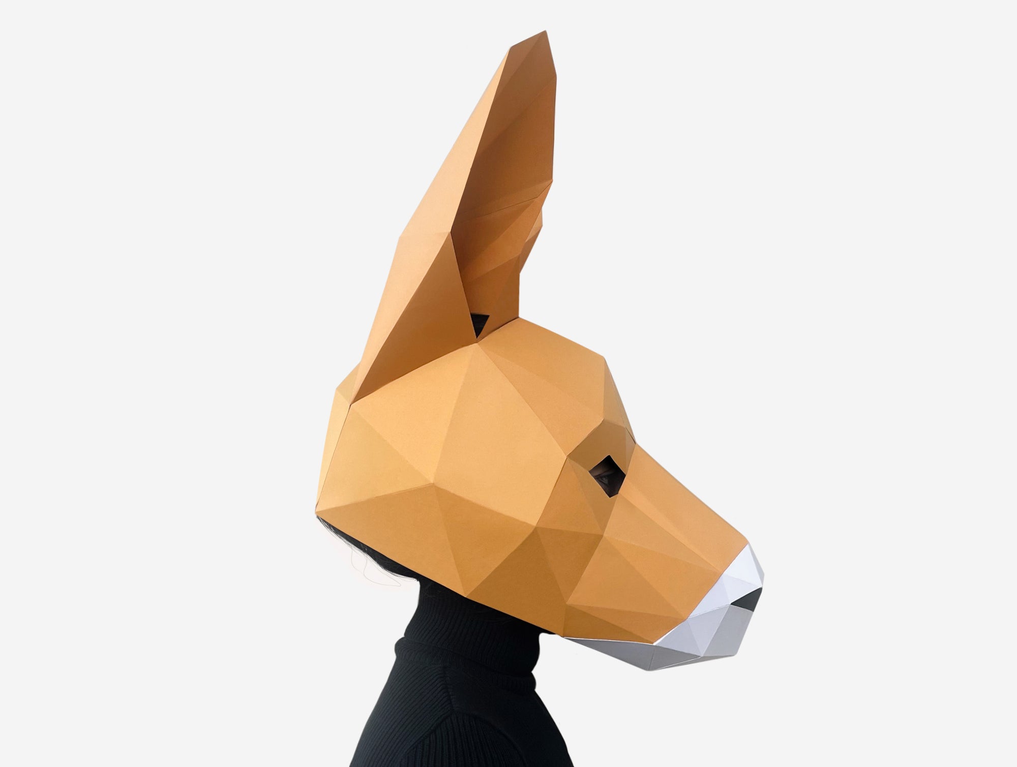 Kangaroo Mask DIY Paper Mask Template | Lapa Studios