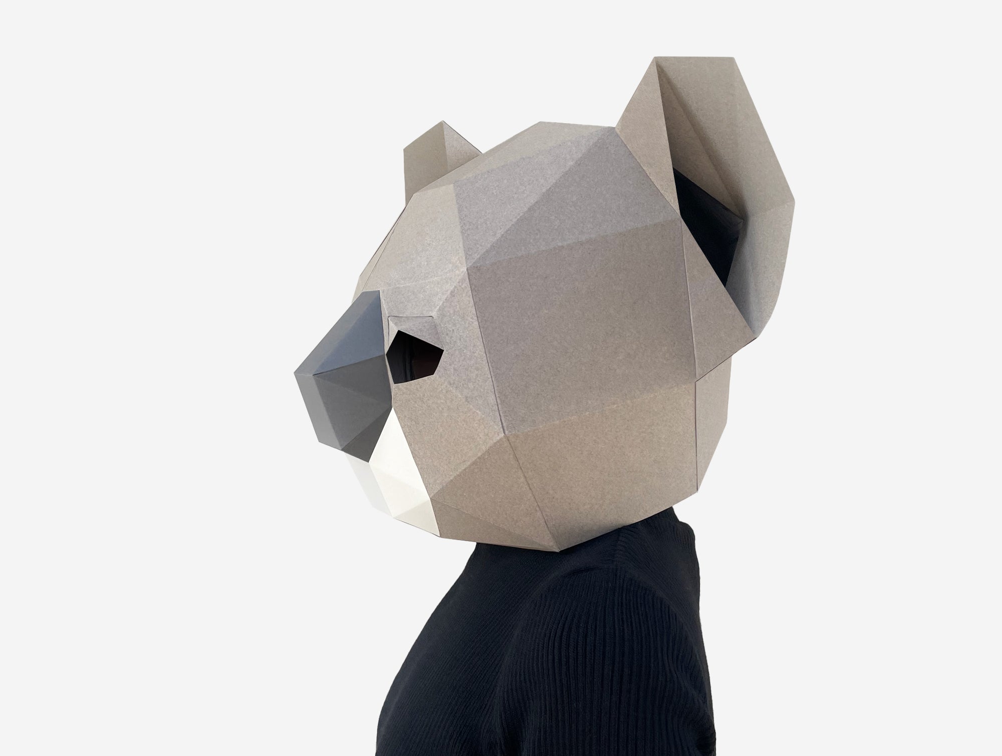 Koala Bear Mask | Paper Mask | Digital Template | Lapa Studios