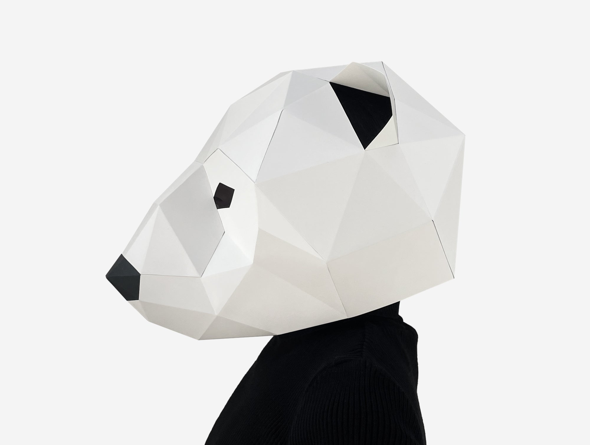 Polar Bear Mask | Paper Mask | Digital Template | Lapa Studios