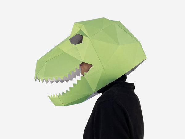Velociraptor Mask DIY Paper Mask Template | Lapa Studios