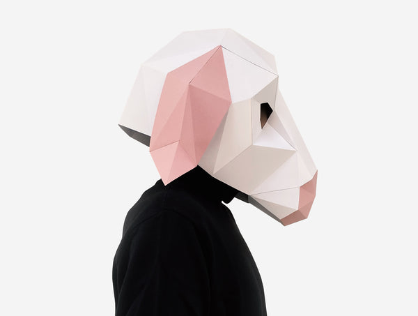 Lamb Mask DIY Paper Mask Template – Lapa Studios