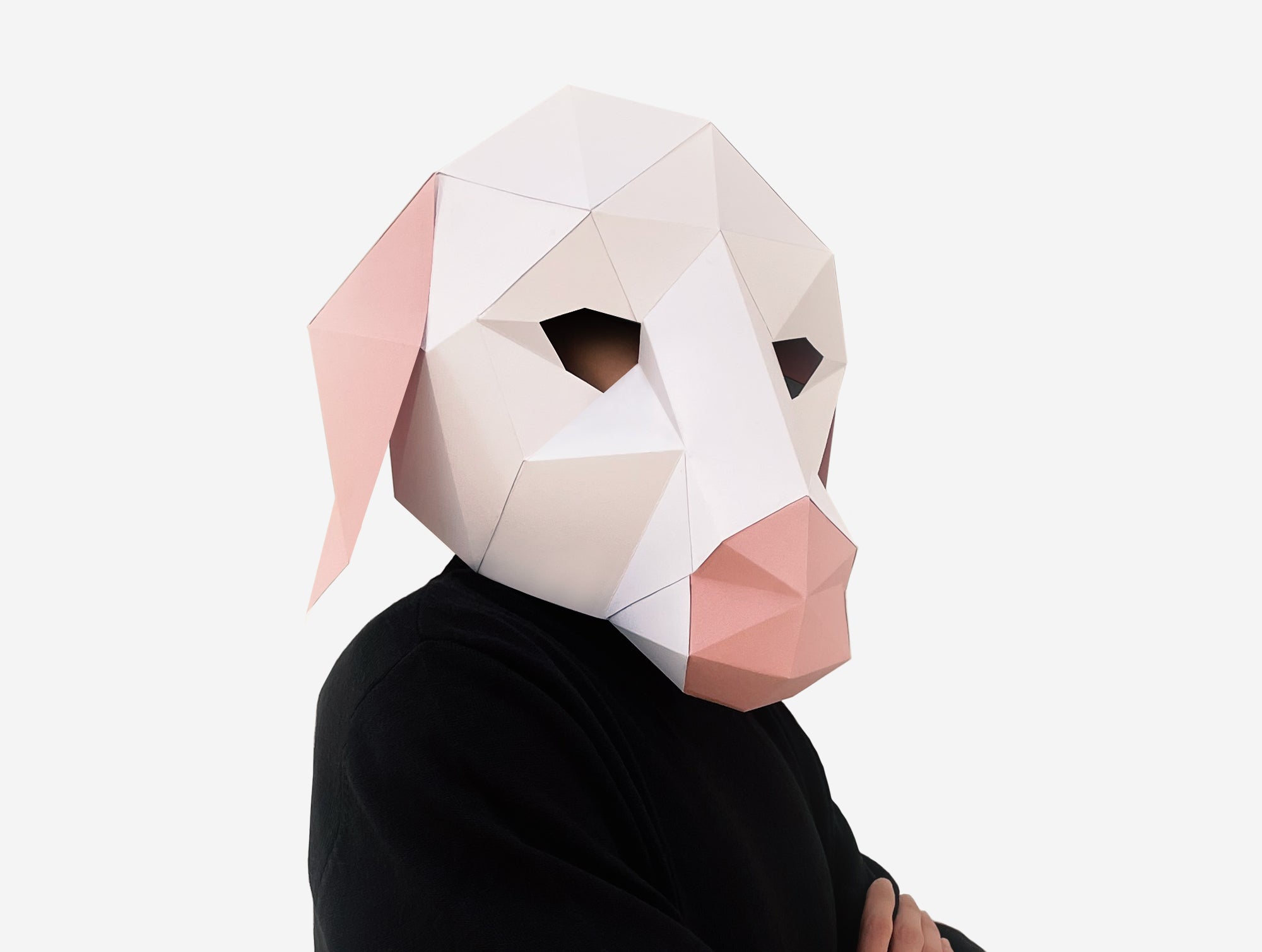 Lamb Mask DIY Paper Mask Template – Lapa Studios
