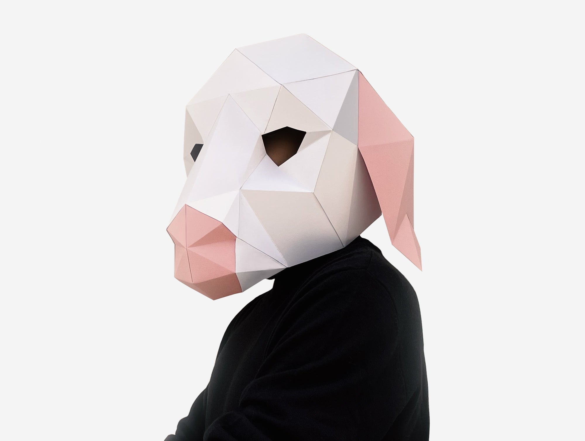 Lamb Mask DIY Paper Mask Template – Lapa Studios