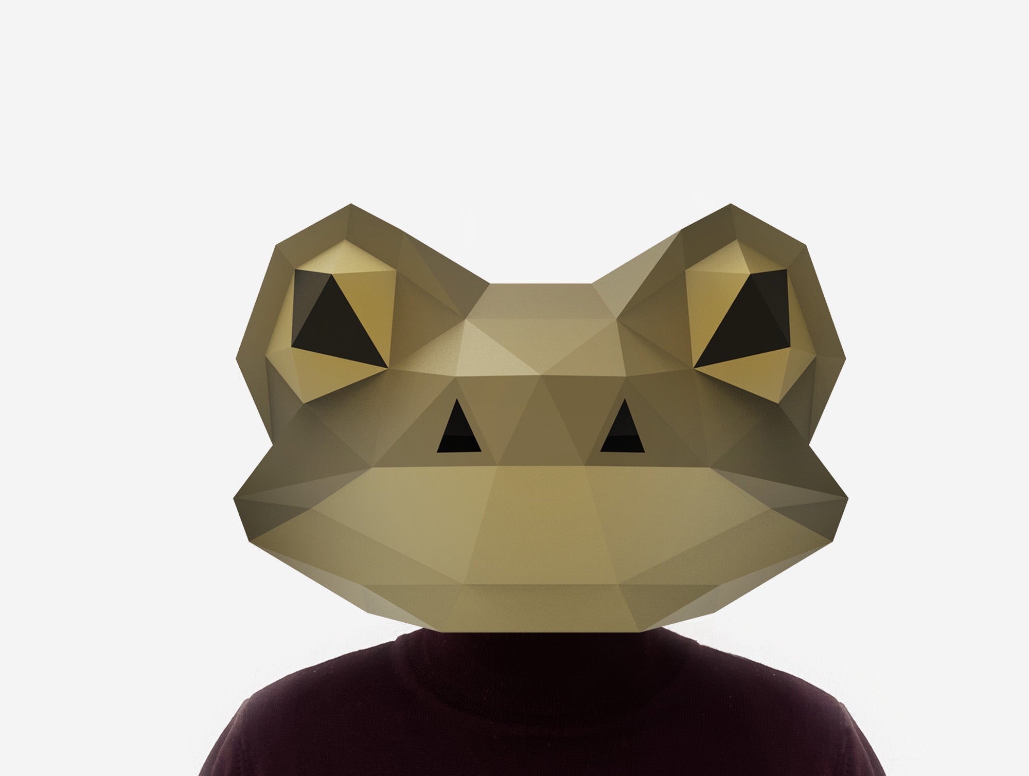 Toad / Frog Mask DIY Paper Mask Template – Lapa Studios