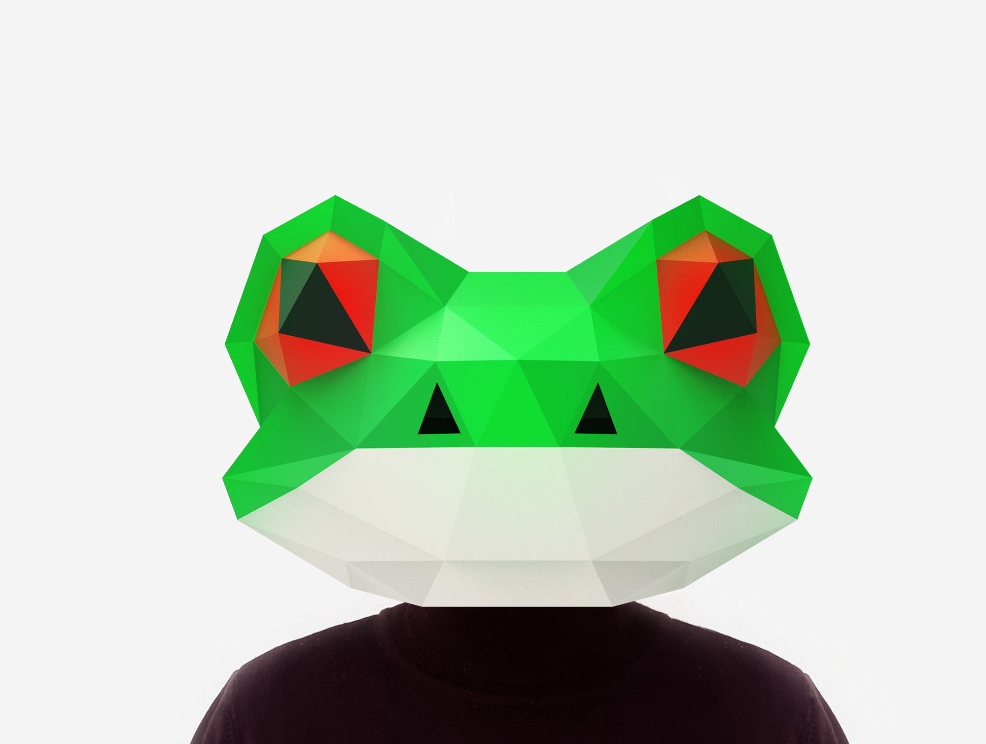 Toad / Frog Mask DIY Paper Mask Template – Lapa Studios