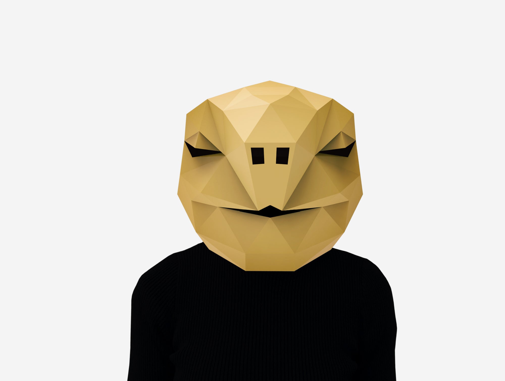 Turtle Mask DIY Paper Mask Template | Lapa Studios