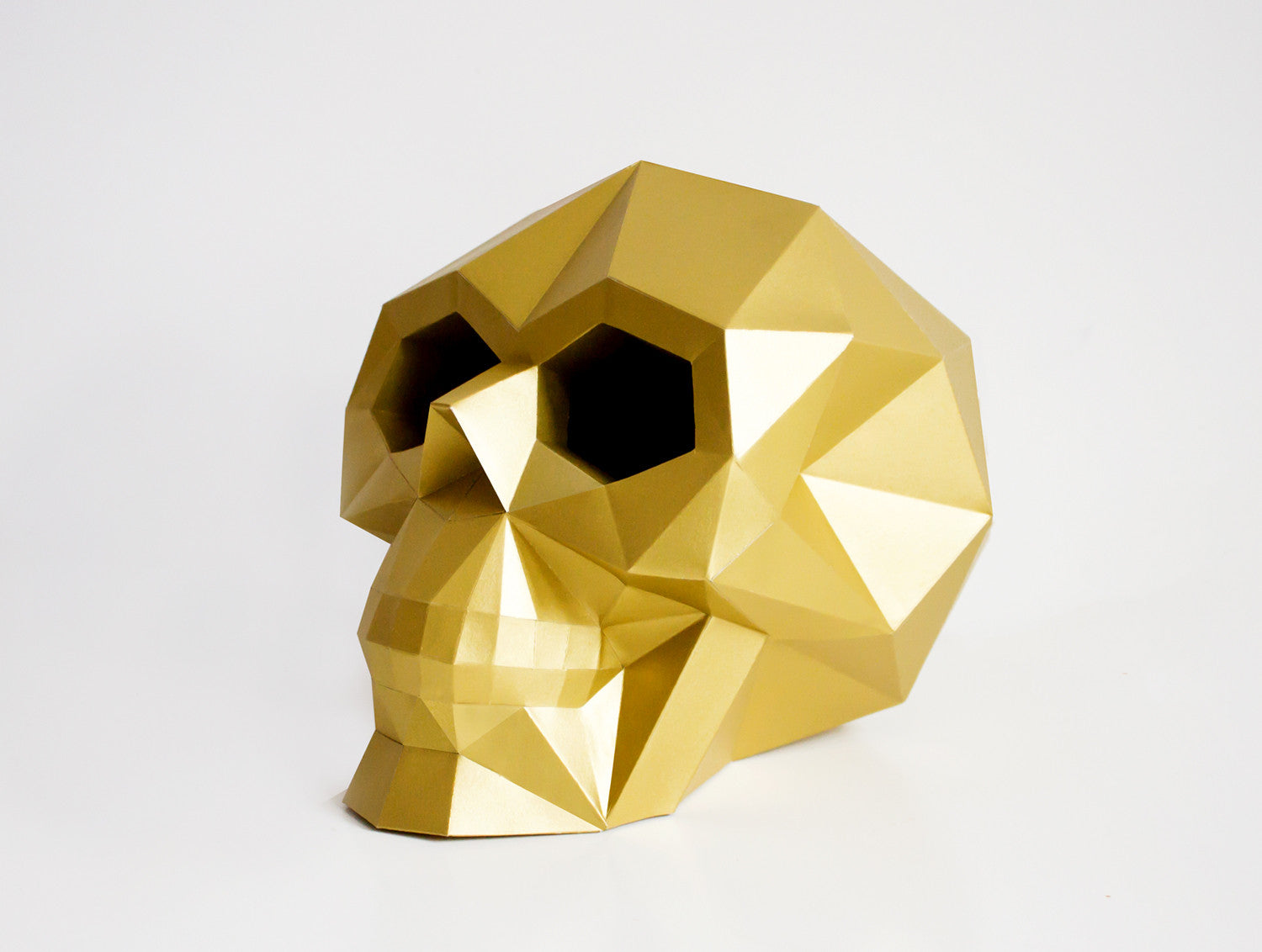 Skull Sculpture DIY Paper Craft Template – Lapa Studios