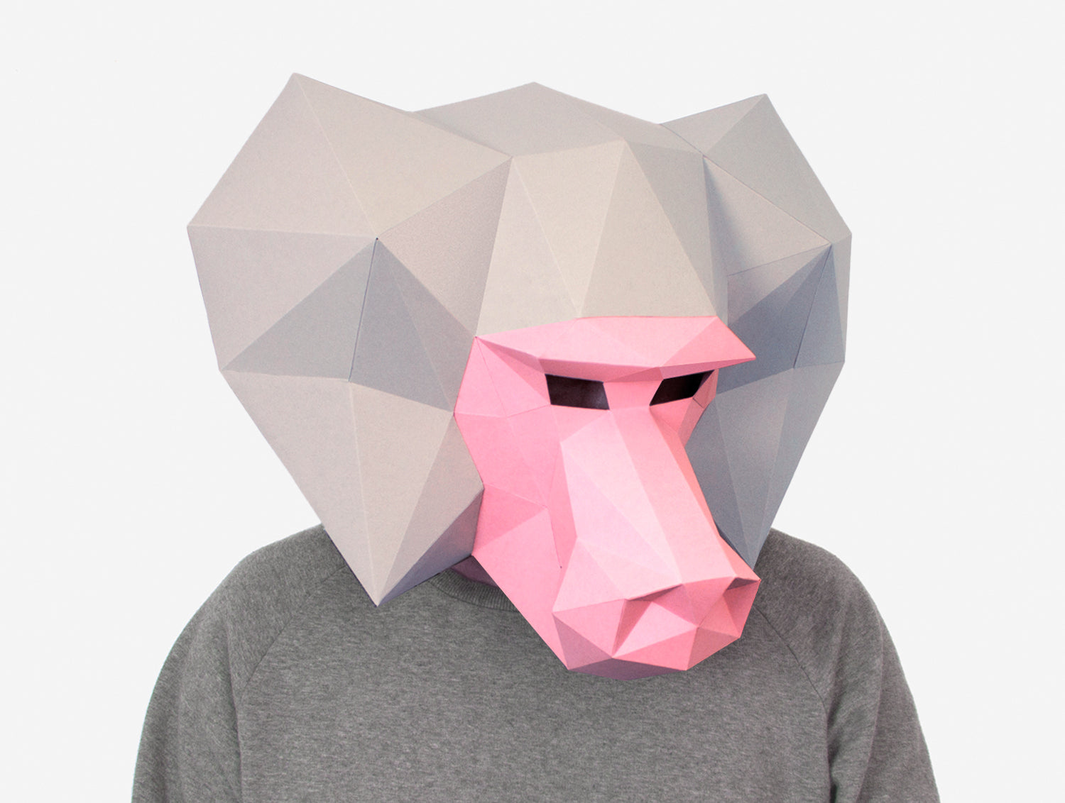 Baboon Mask DIY Paper Mask Template – Lapa Studios