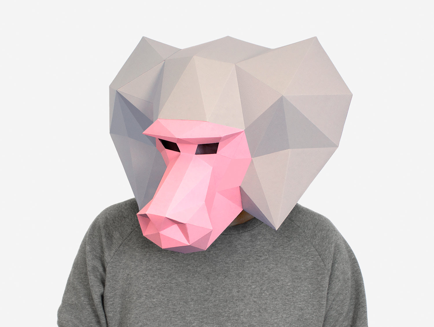 Baboon Mask DIY Paper Mask Template – Lapa Studios