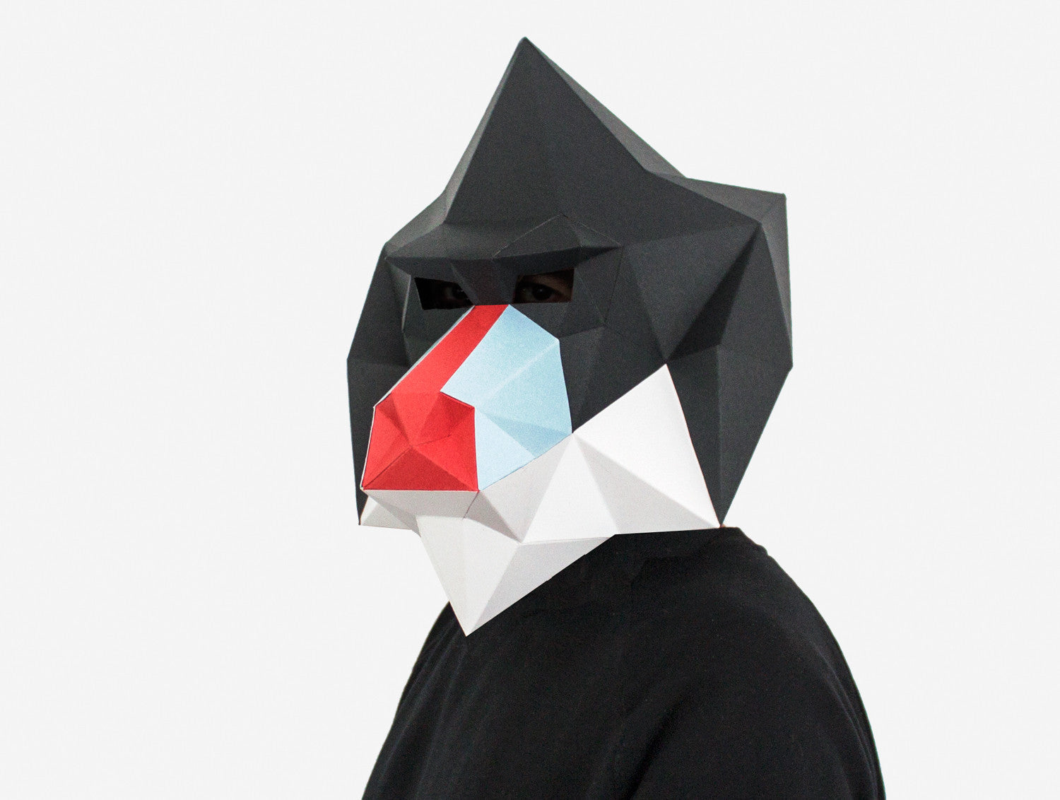 Mandrill Mask DIY Paper Mask Template – Lapa Studios