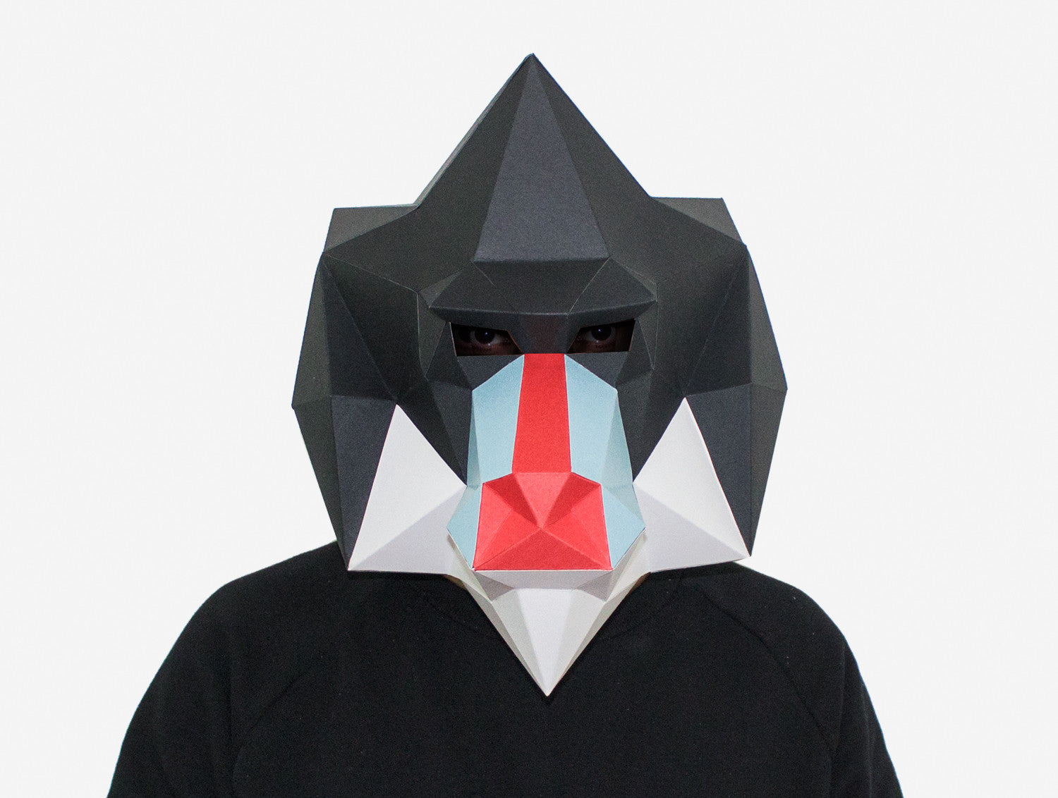 Mandrill Mask DIY Paper Mask Template – Lapa Studios
