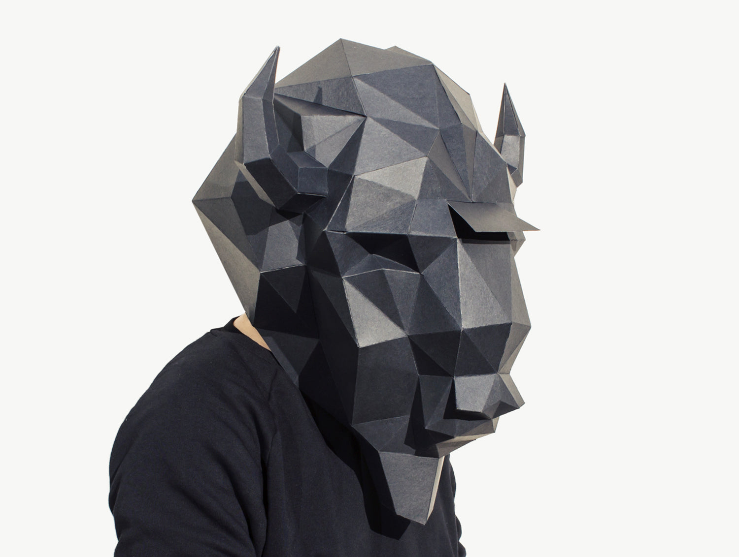 Bison Mask DIY Paper Mask Template – Lapa Studios