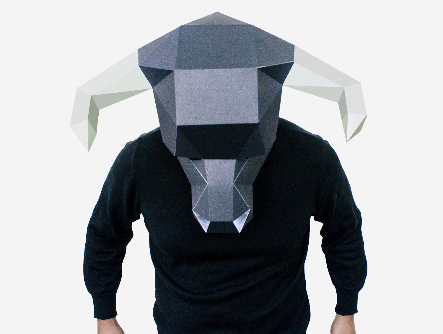 Bull Mask DIY Paper Mask Template – Lapa Studios