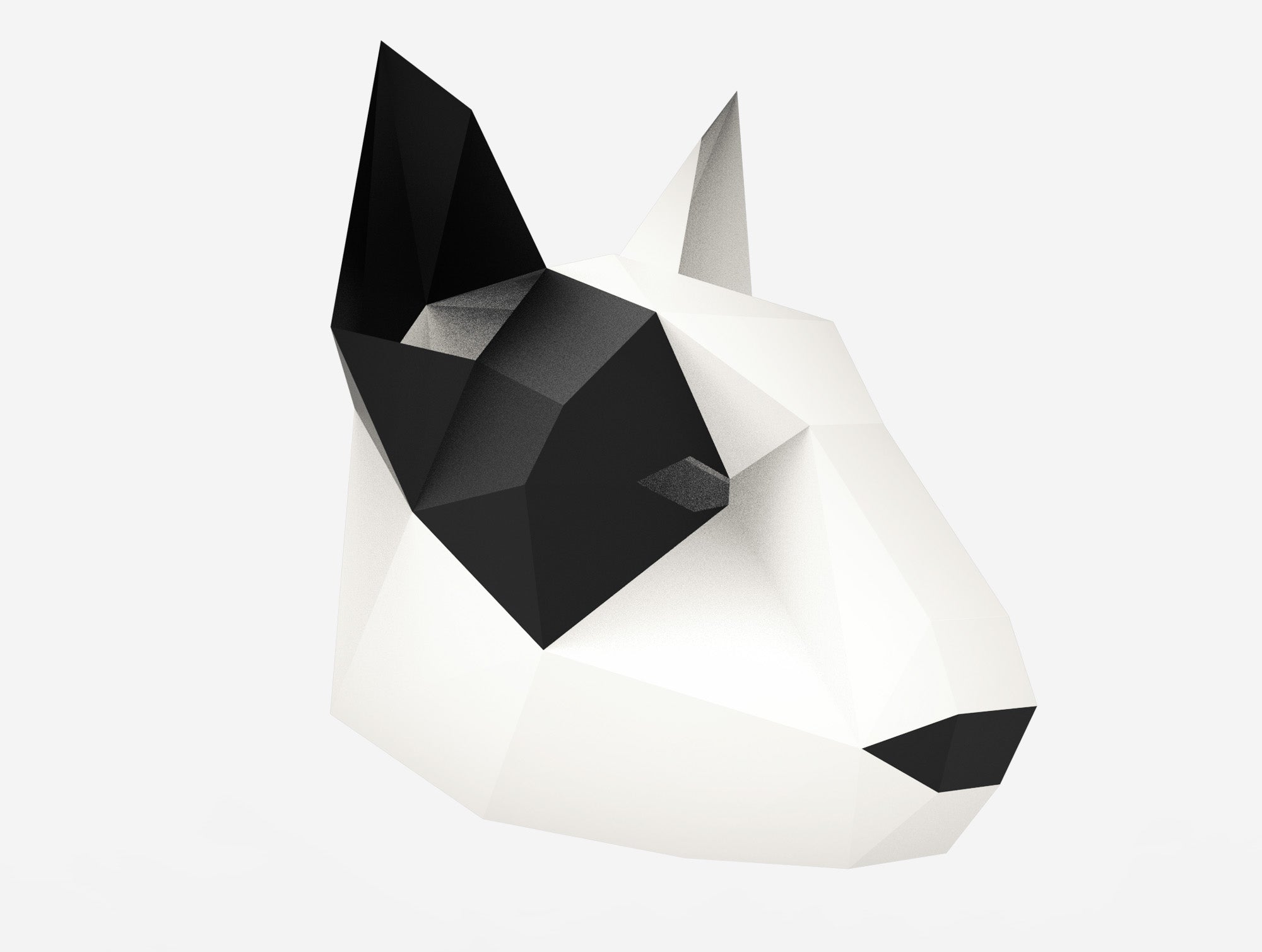 Bull Terrier Dog Mask DIY Paper Mask Template – Lapa Studios