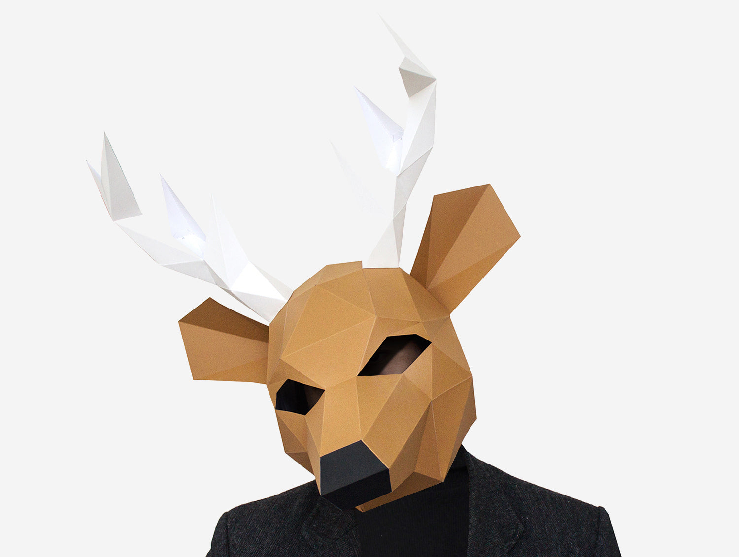 Deer Mask DIY Paper Mask Template – Lapa Studios