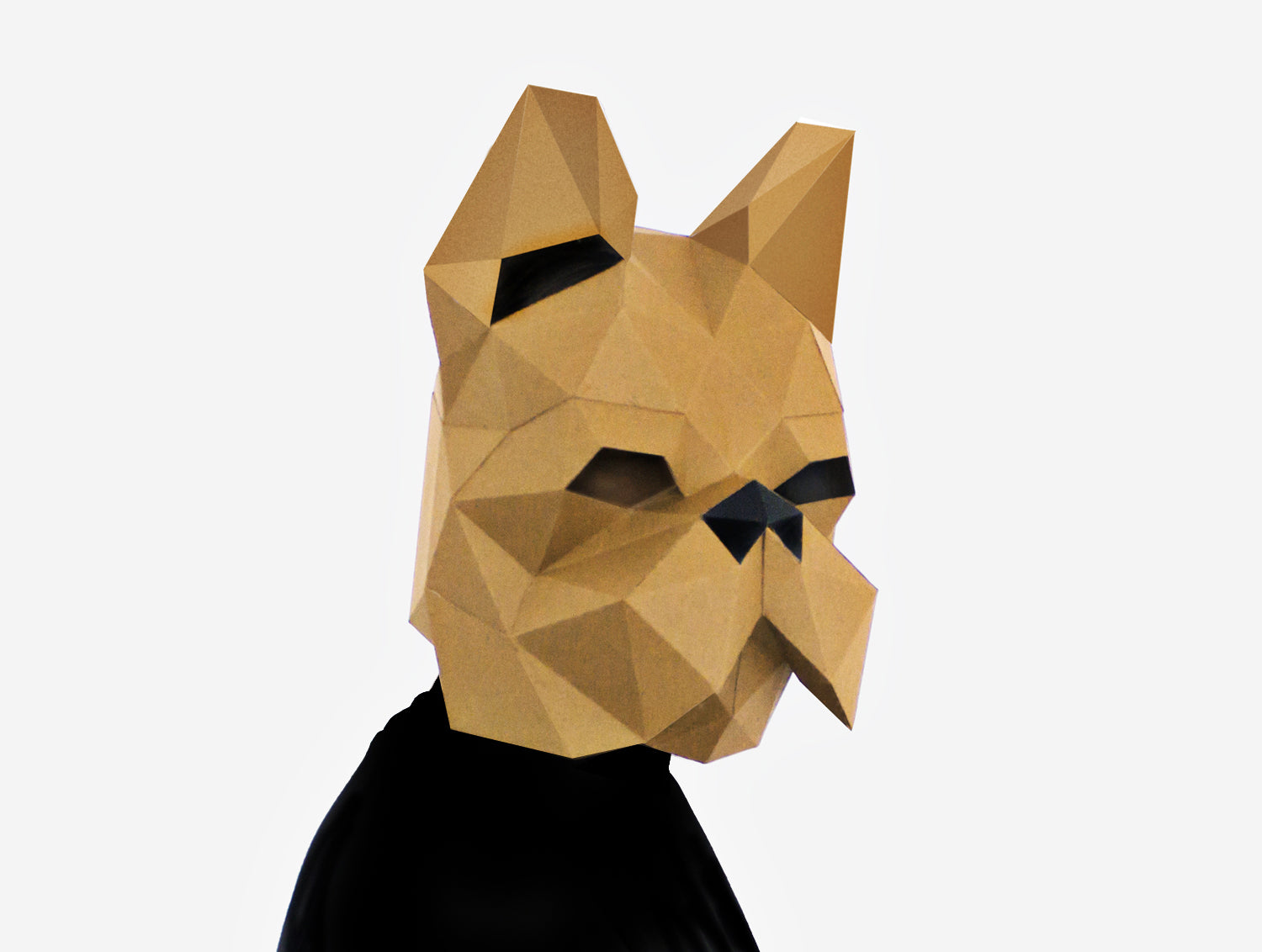 French Bulldog Dog Mask DIY Paper Mask Template – Lapa Studios