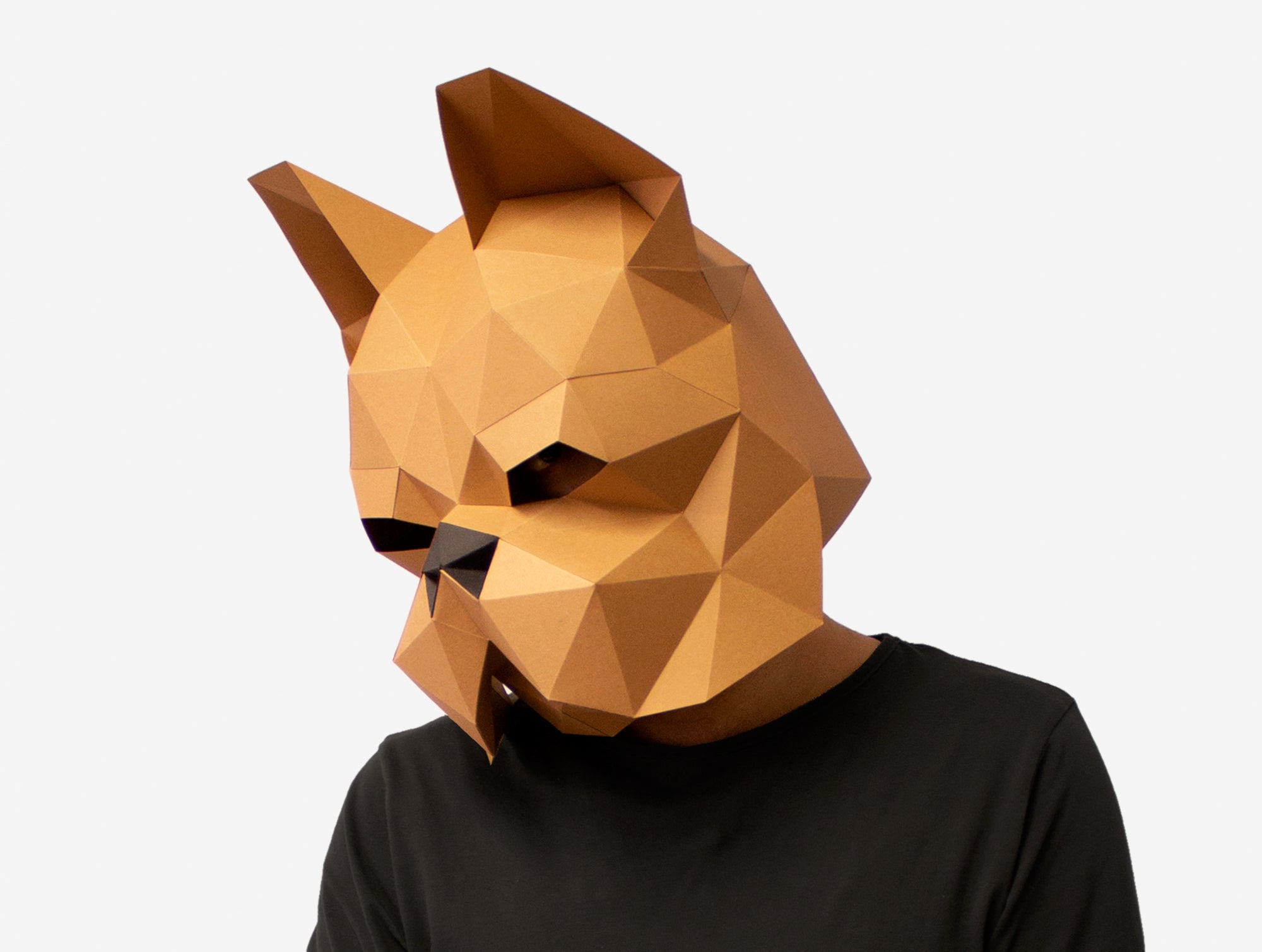 French Bulldog Dog Mask DIY Paper Mask Template – Lapa Studios