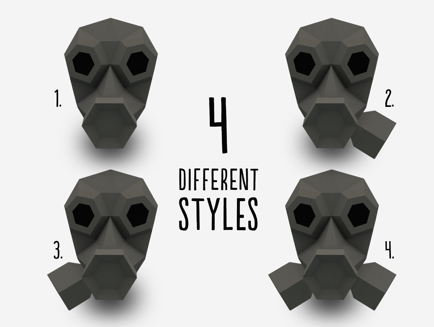 Gas Mask DIY Paper Mask Template – Lapa Studios