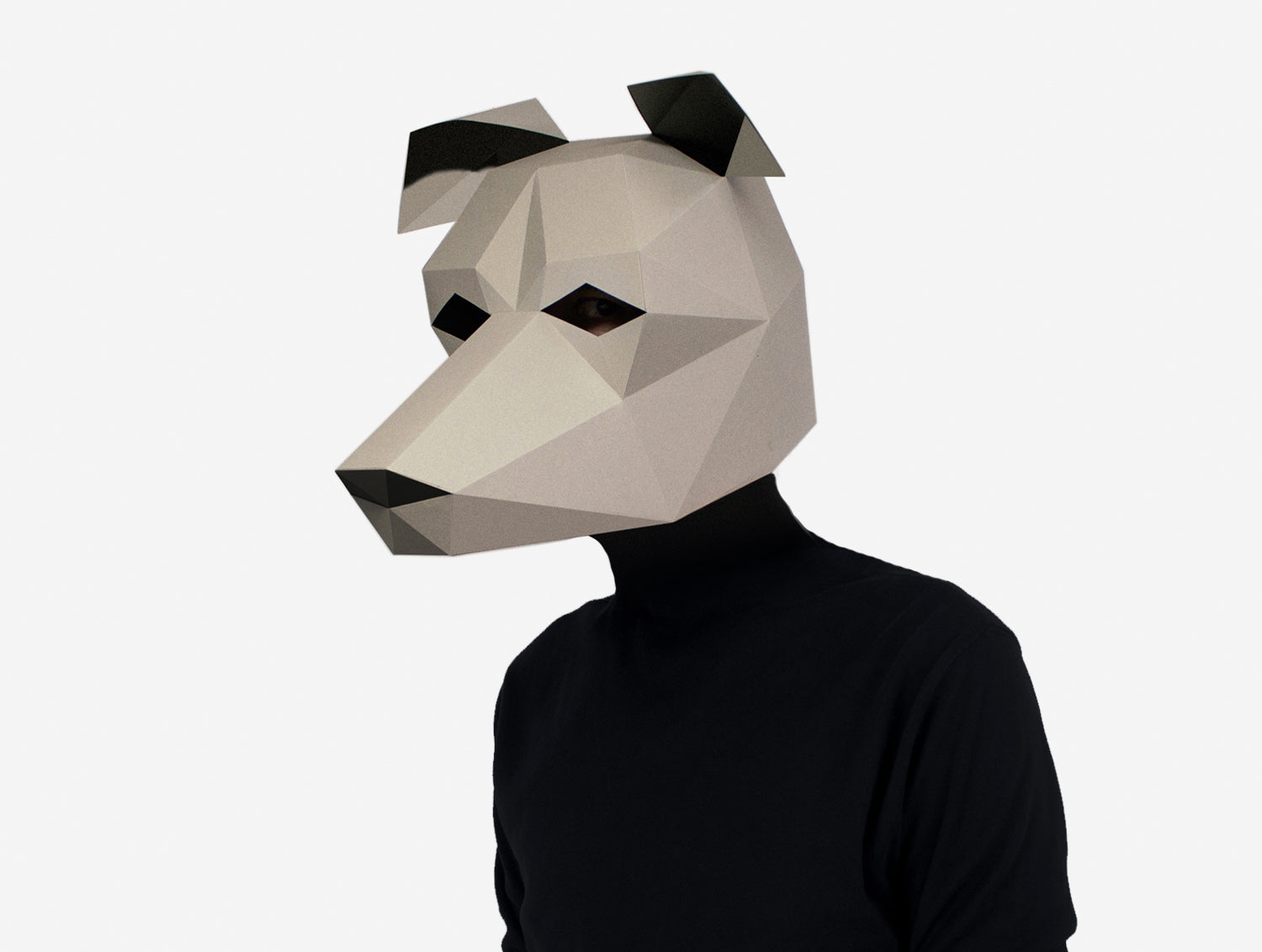 Greyhound Dog Mask DIY Paper Mask Template – Lapa Studios