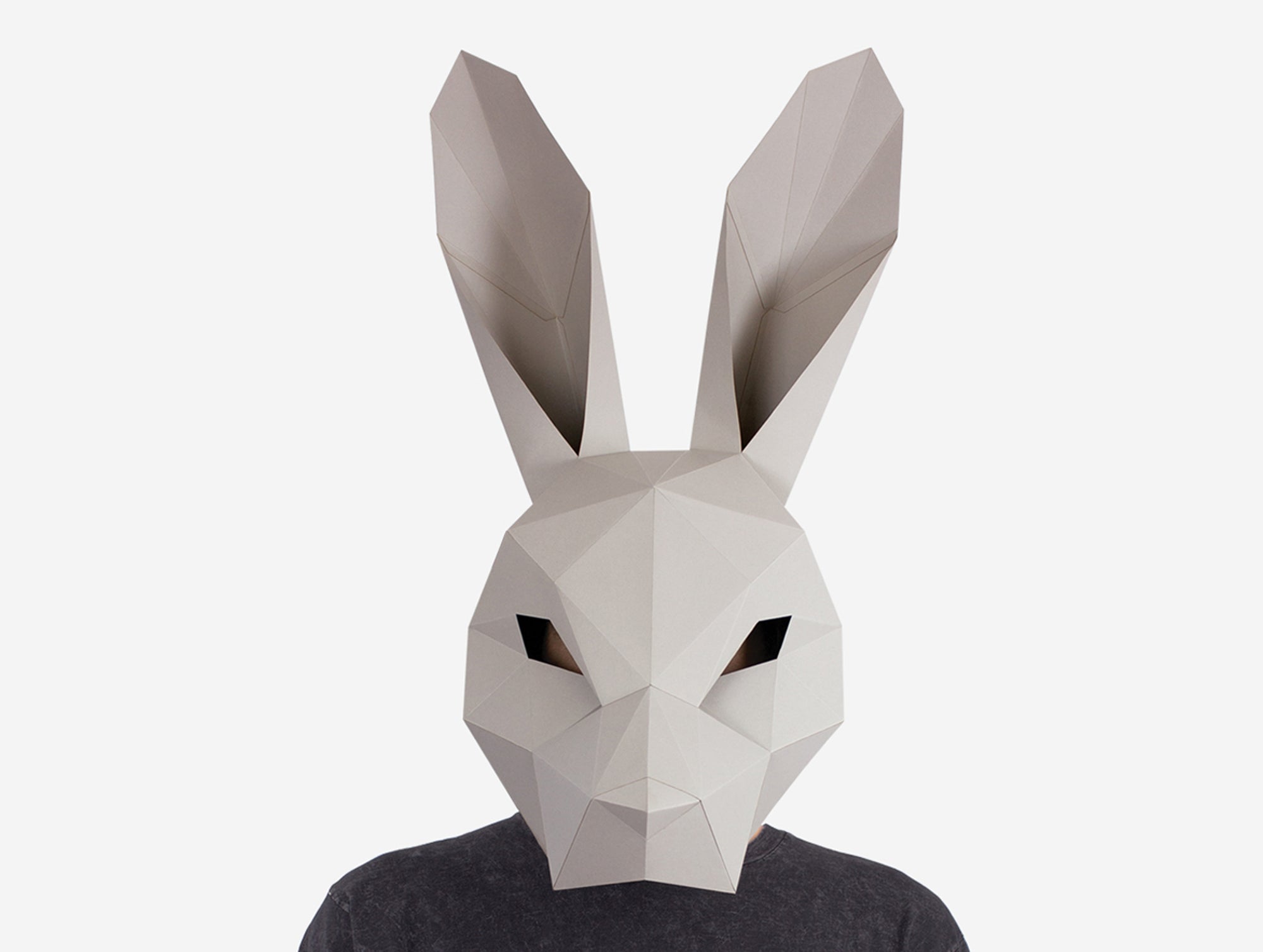 Hare Mask DIY Paper Mask Template – Lapa Studios