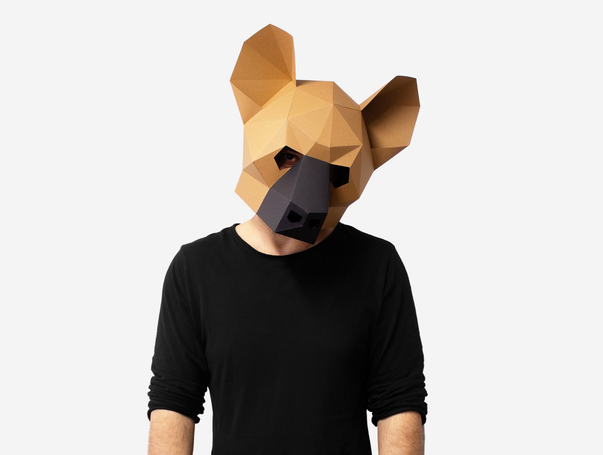 Hyena Mask DIY Paper Mask Template – Lapa Studios