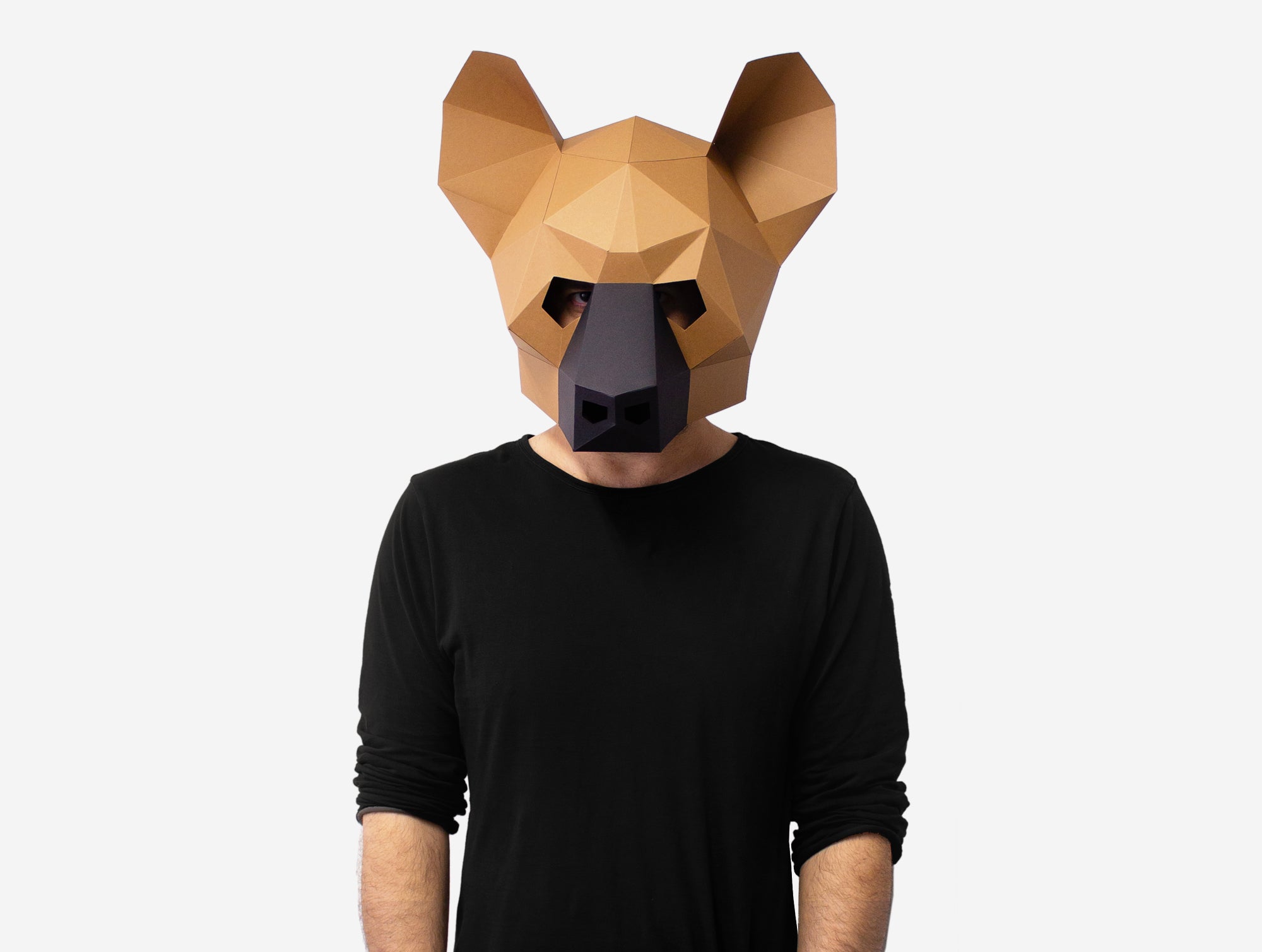 Hyena Mask DIY Paper Mask Template – Lapa Studios