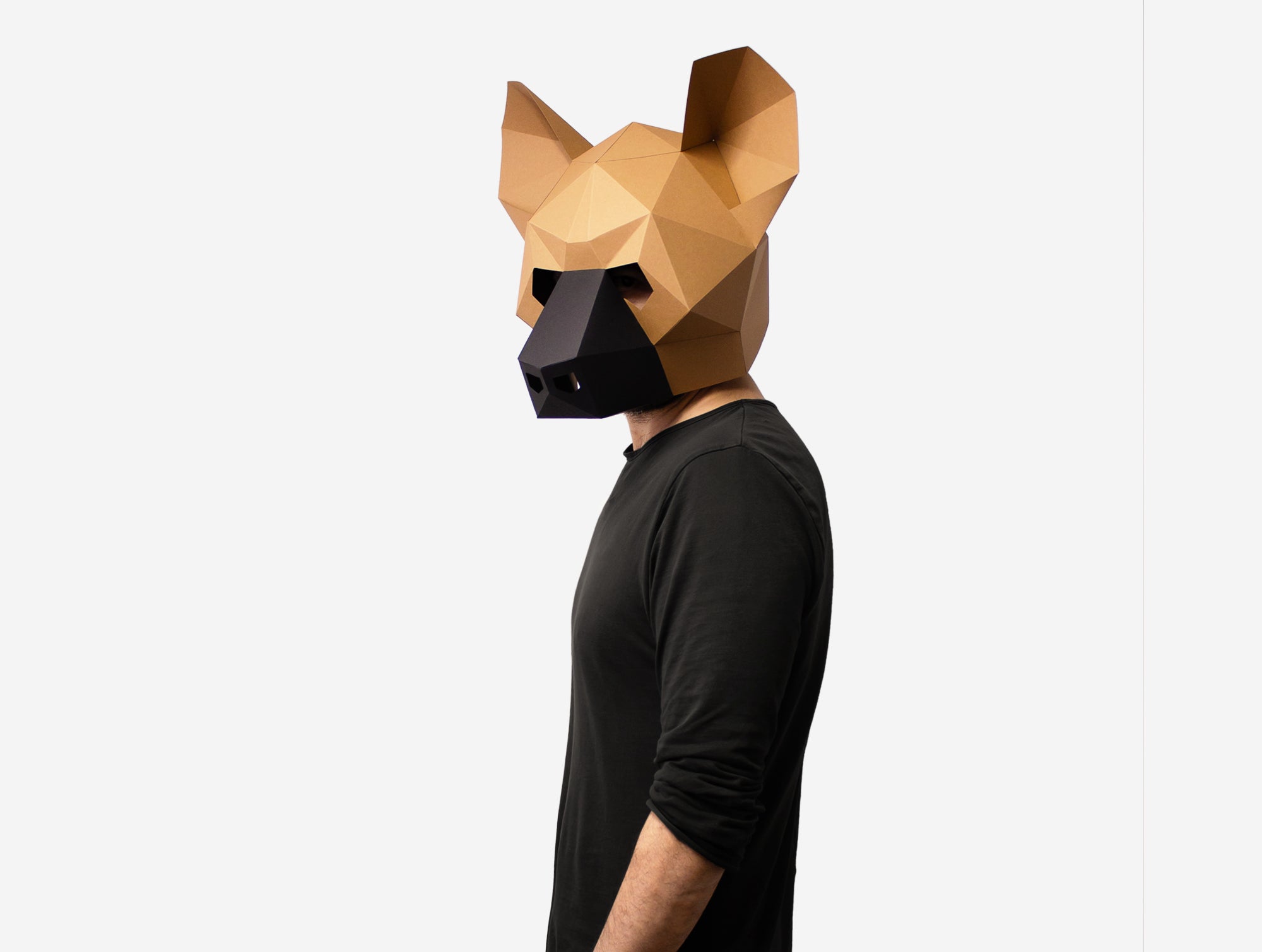 Hyena Mask DIY Paper Mask Template – Lapa Studios