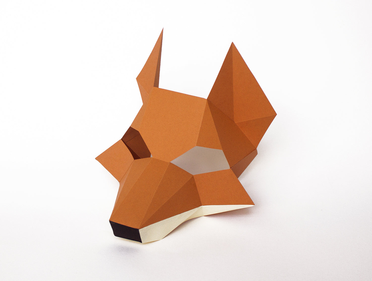 Kids Fox Mask DIY Paper Mask Template – Lapa Studios