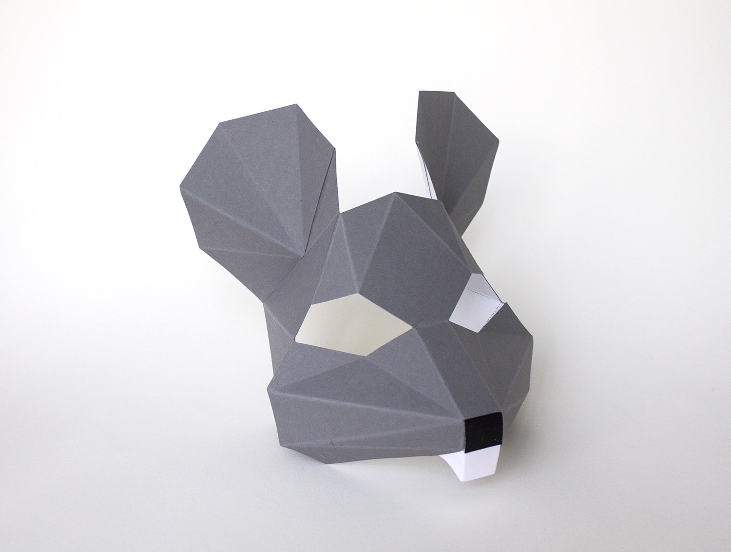 Kids Mouse Mask DIY Paper Mask Template – Lapa Studios