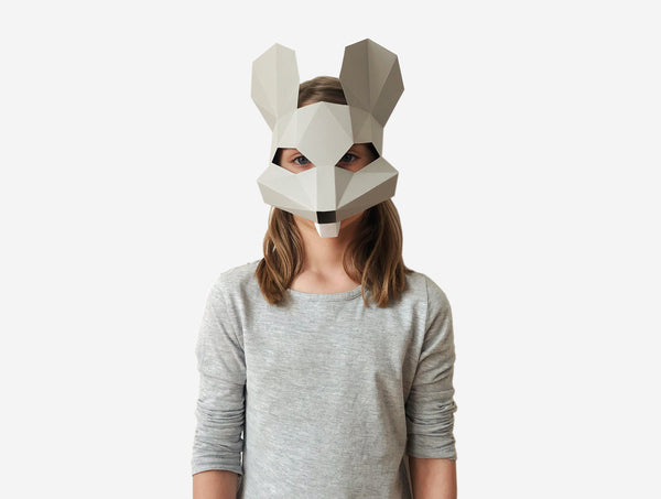 Kids Mouse Mask DIY Paper Mask Template – Lapa Studios