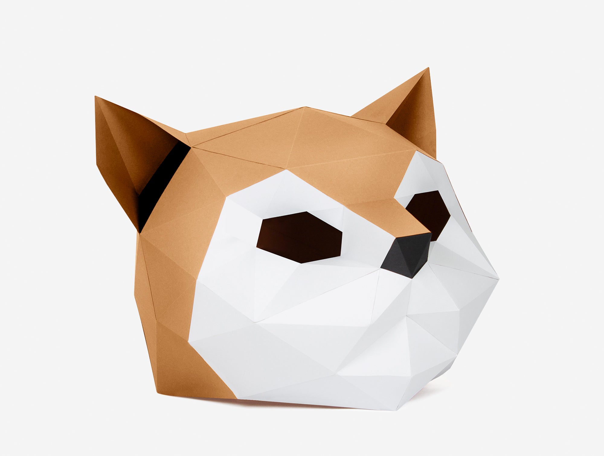 Kitten Cat Mask DIY Paper Mask Template – Lapa Studios