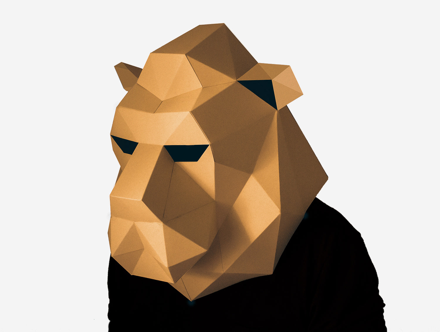 Lion Mask DIY Paper Mask Template – Lapa Studios