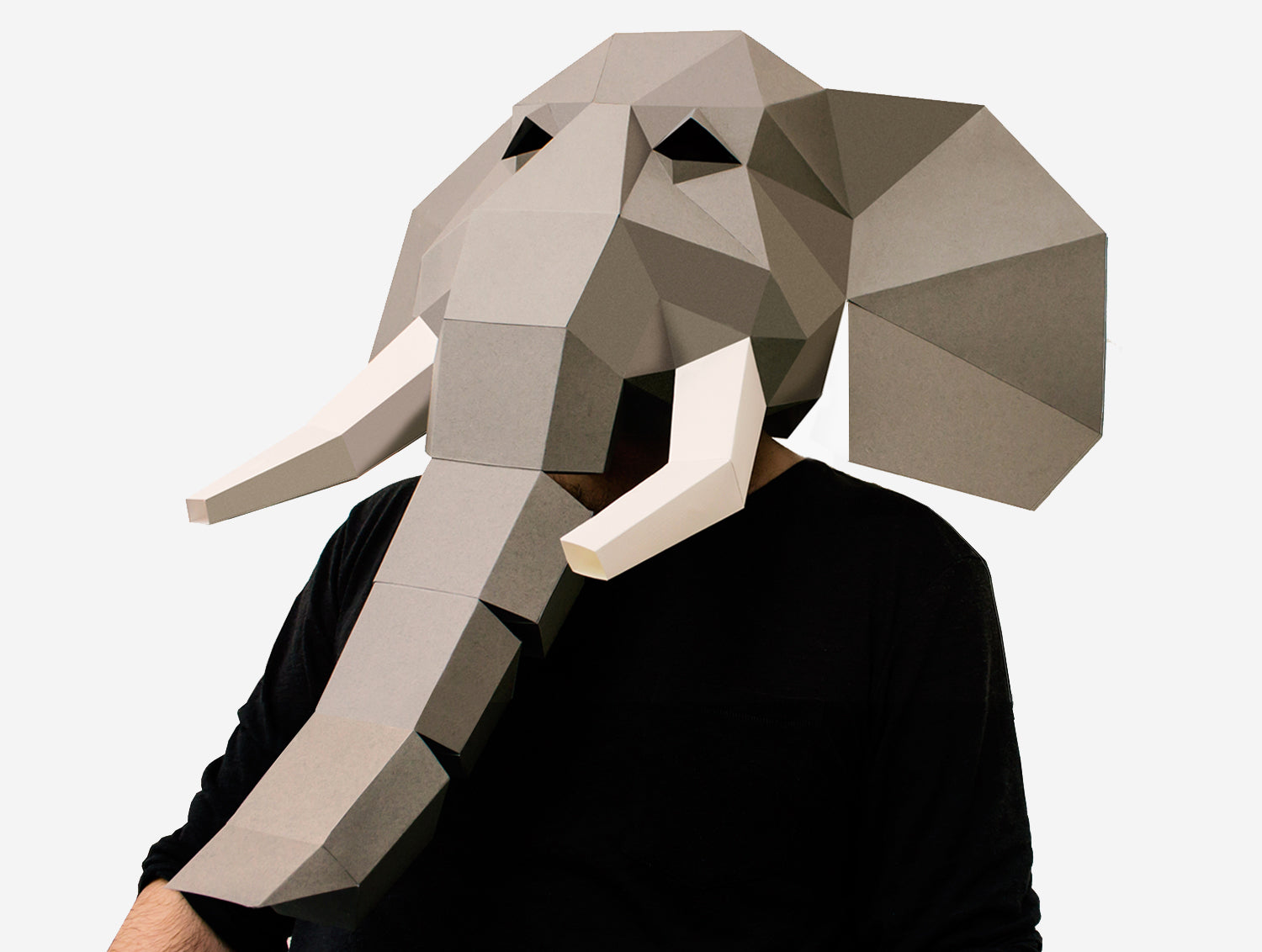 Elephant Mask DIY Paper Mask Template – Lapa Studios