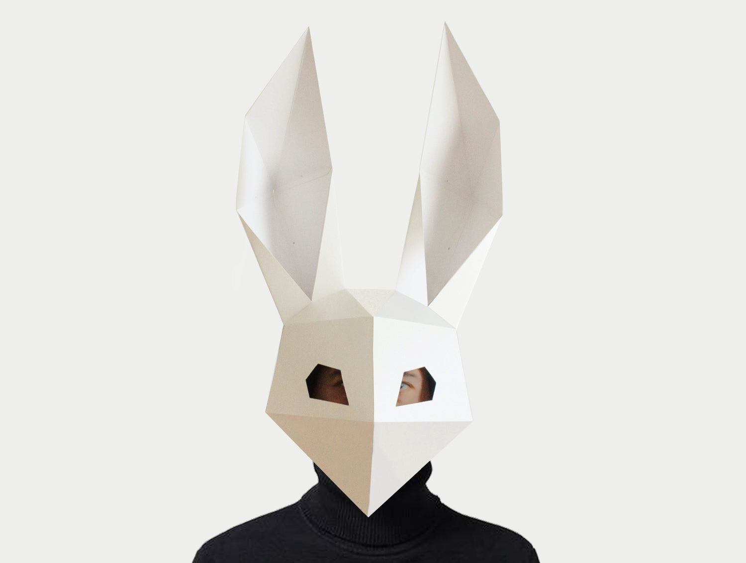 DJ Rabbit Mask DIY Paper Mask Template – Lapa Studios