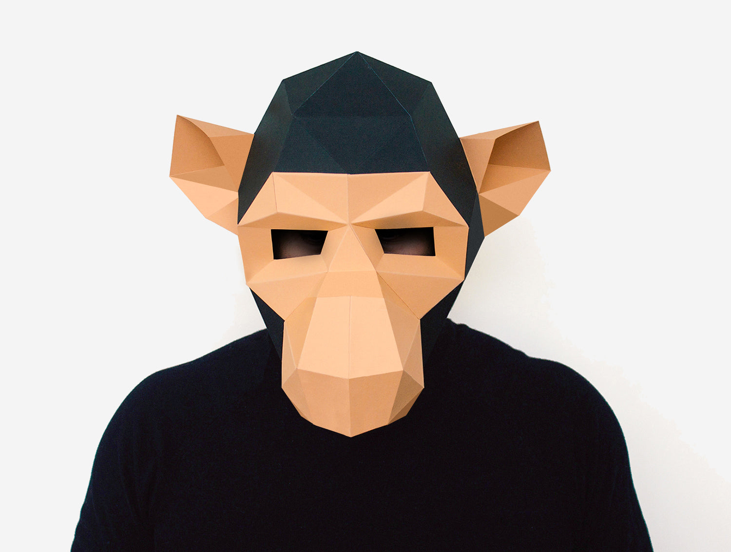 Monkey Mask DIY Paper Mask Template – Lapa Studios
