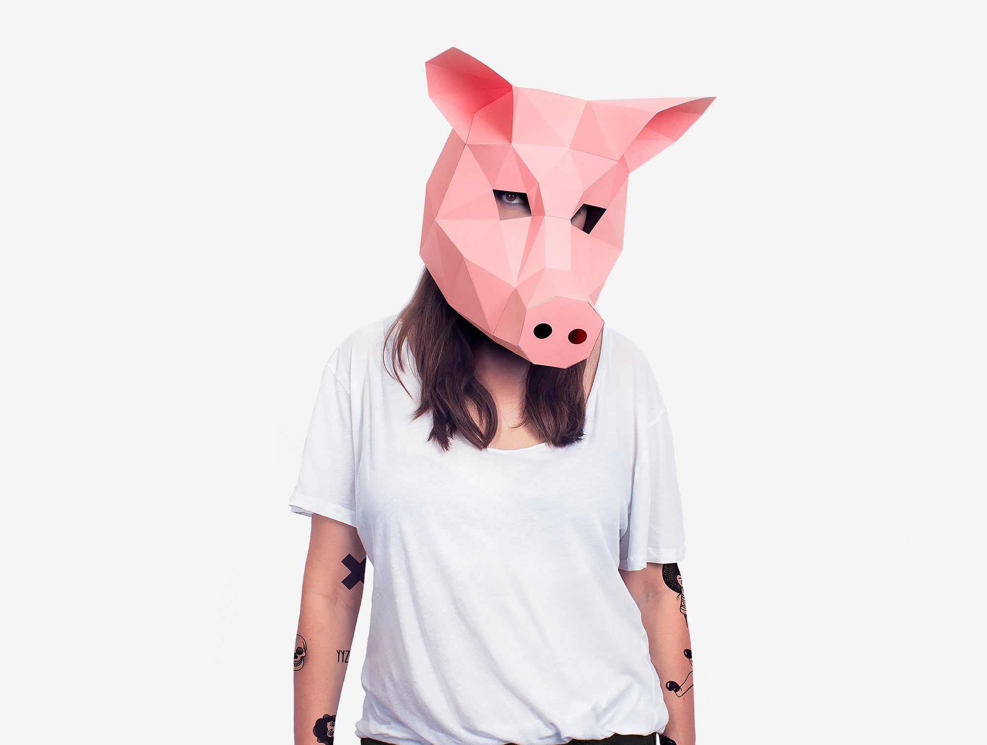Pig Mask DIY Paper Mask Template – Lapa Studios