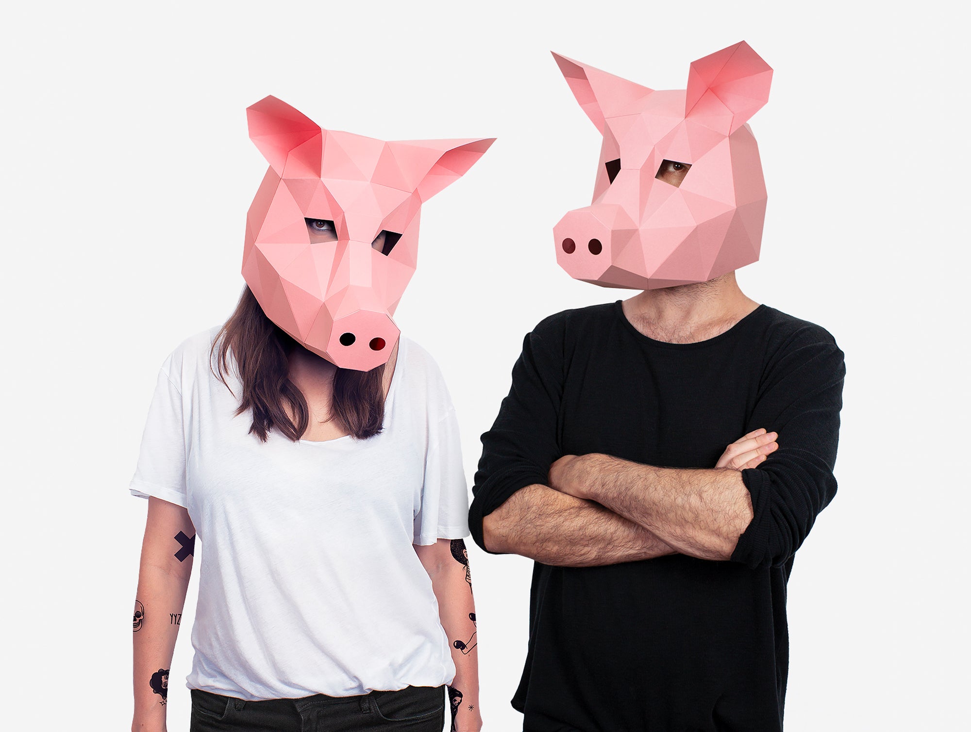 Pig Mask DIY Paper Mask Template – Lapa Studios