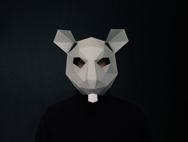 Rat Mask DIY Paper Mask Template – Lapa Studios