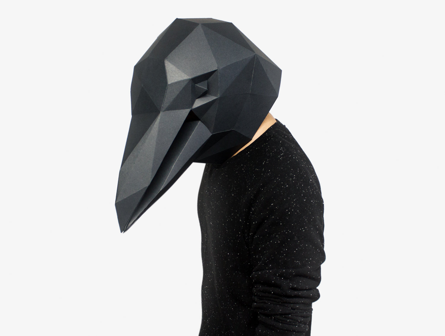 Raven Crow Mask DIY Paper Mask Template – Lapa Studios