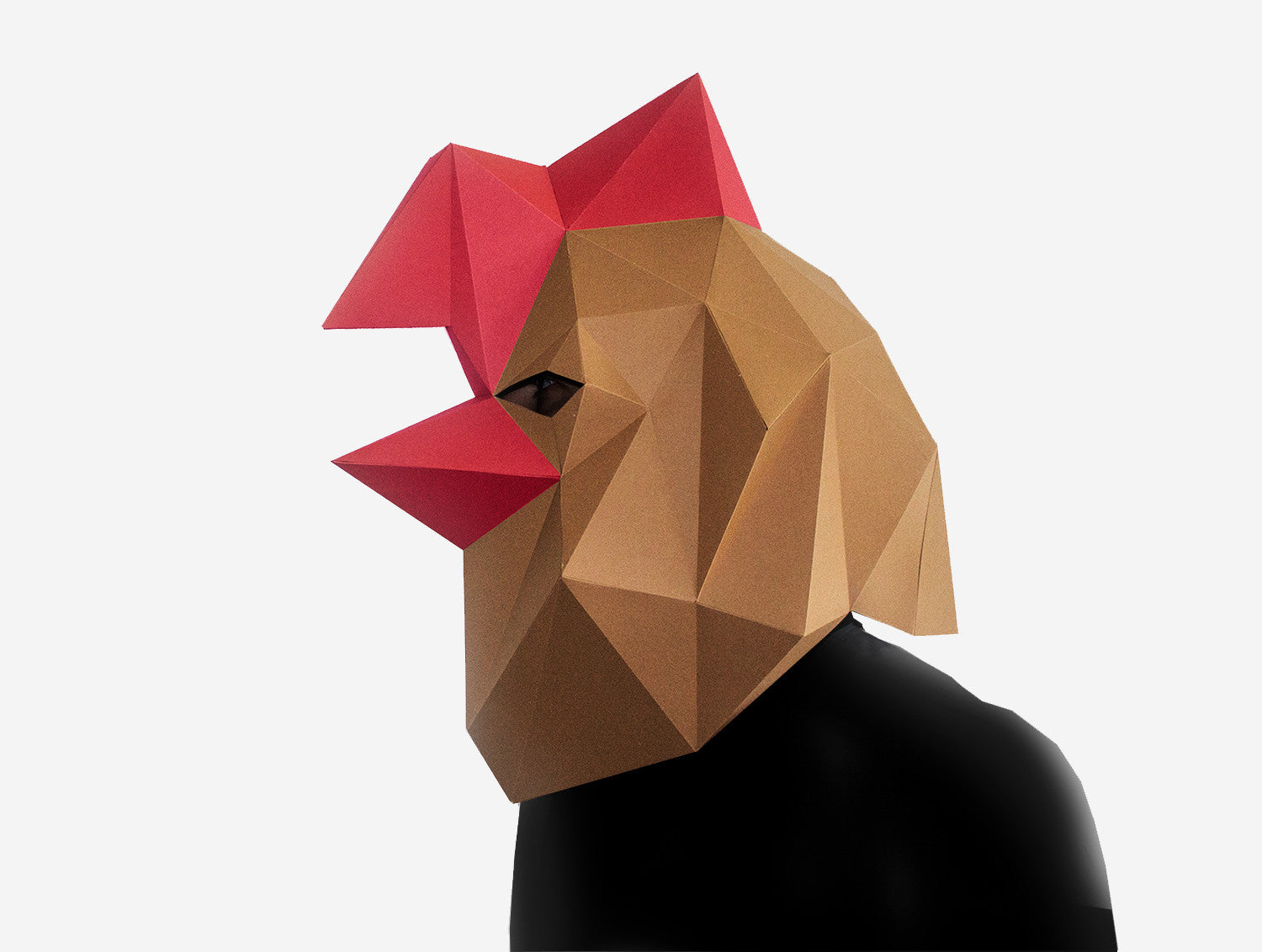 Rooster Mask DIY Paper Mask Template – Lapa Studios