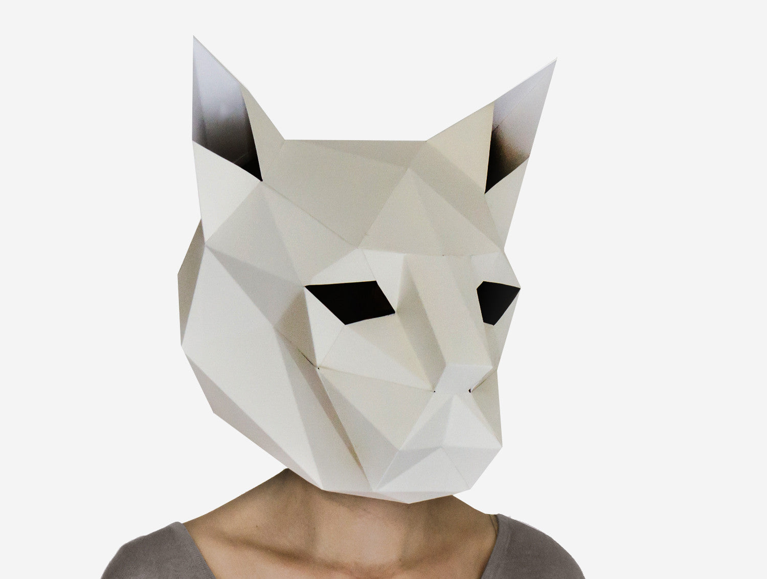 Siamese Cat Mask DIY Paper Mask Template – Lapa Studios