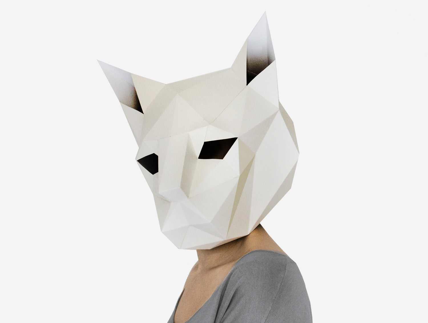 Siamese Cat Mask DIY Paper Mask Template – Lapa Studios