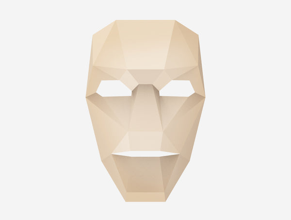 Snakeface Half Mask DIY Paper Mask Template – Lapa Studios