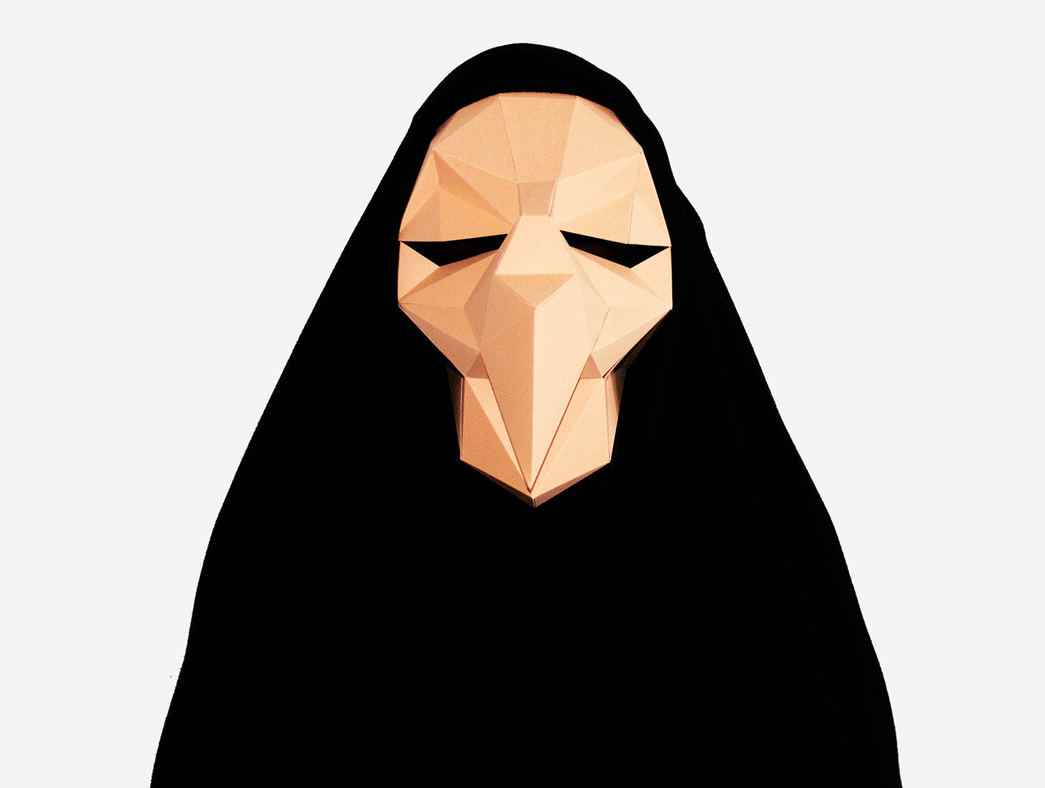 Witch Half Mask DIY Paper Mask Template – Lapa Studios