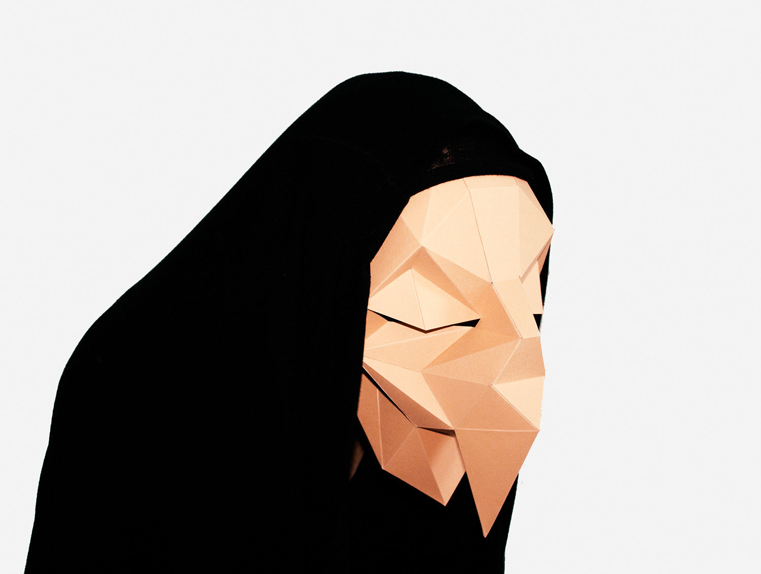 Witch Half Mask DIY Paper Mask Template – Lapa Studios