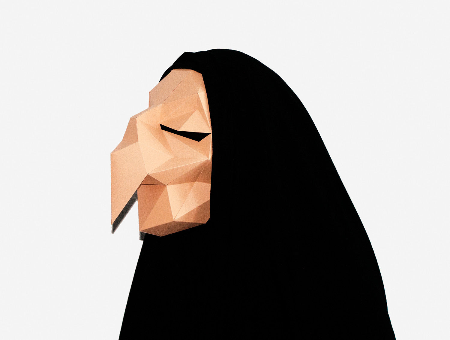 Witch Half Mask DIY Paper Mask Template – Lapa Studios