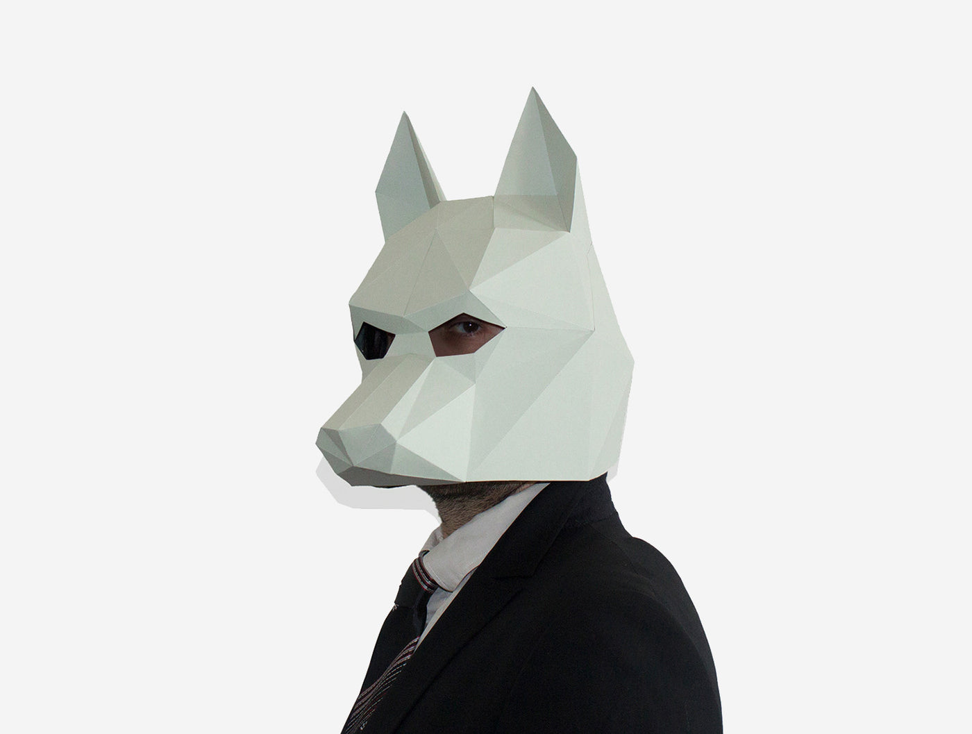 Wolf Designs Printable Stationery Kids Wolf Mask DIY Paper Mask